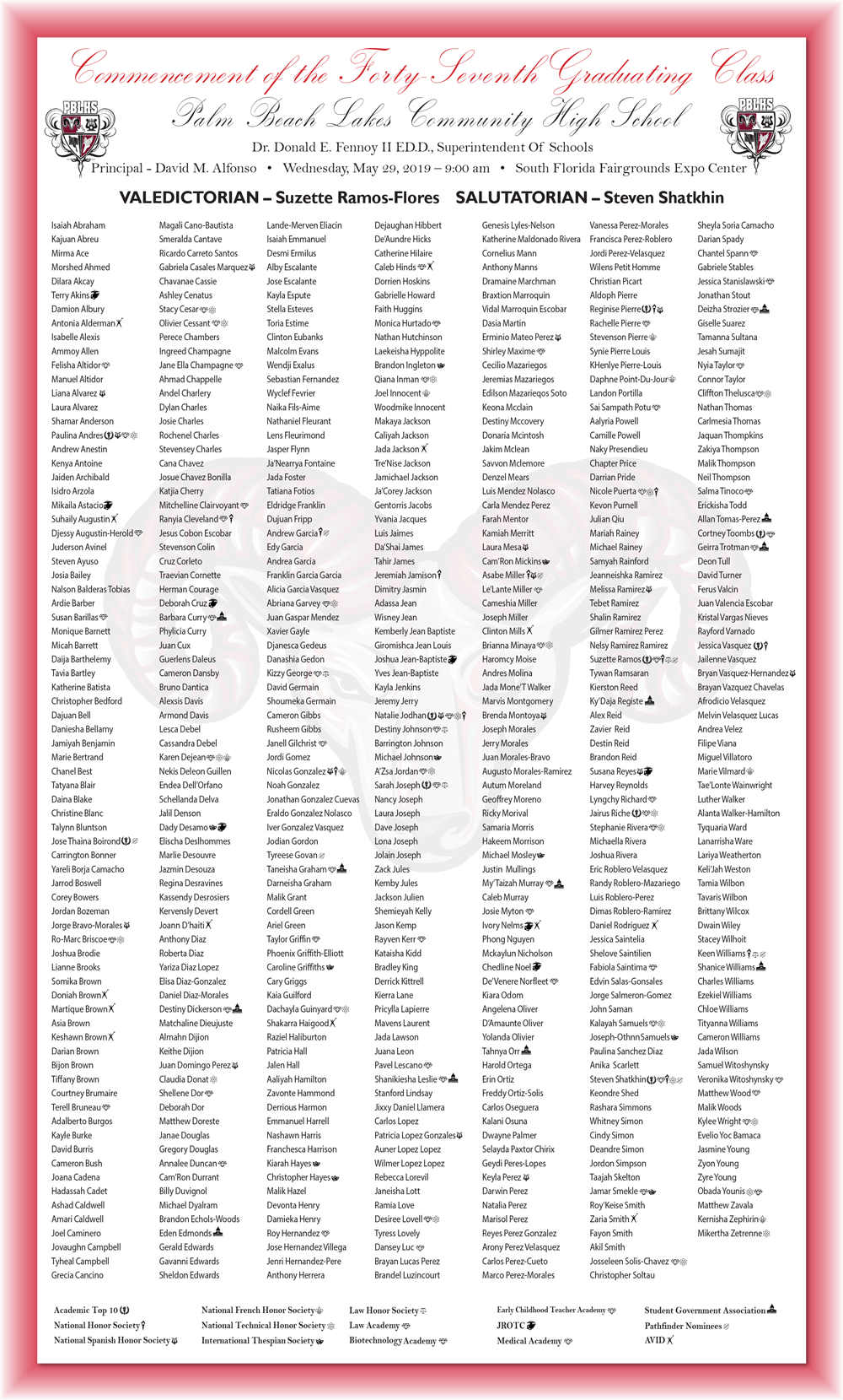 High School Graduation Program Sample